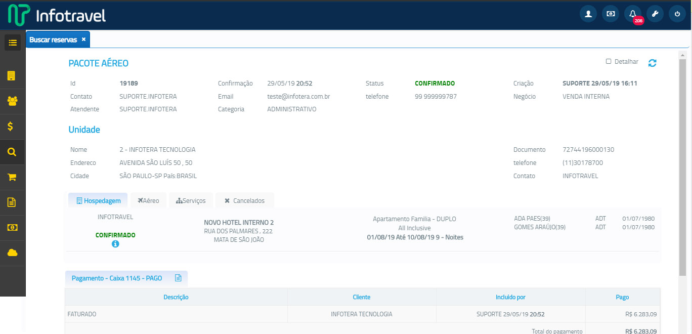 Infotravel - Solução completa para operadores turísticos.